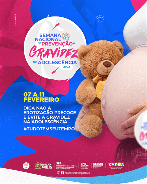 Semana Nacional De PrevenÇÃo À Gravidez Na AdolescÊncia 2022 Brejo